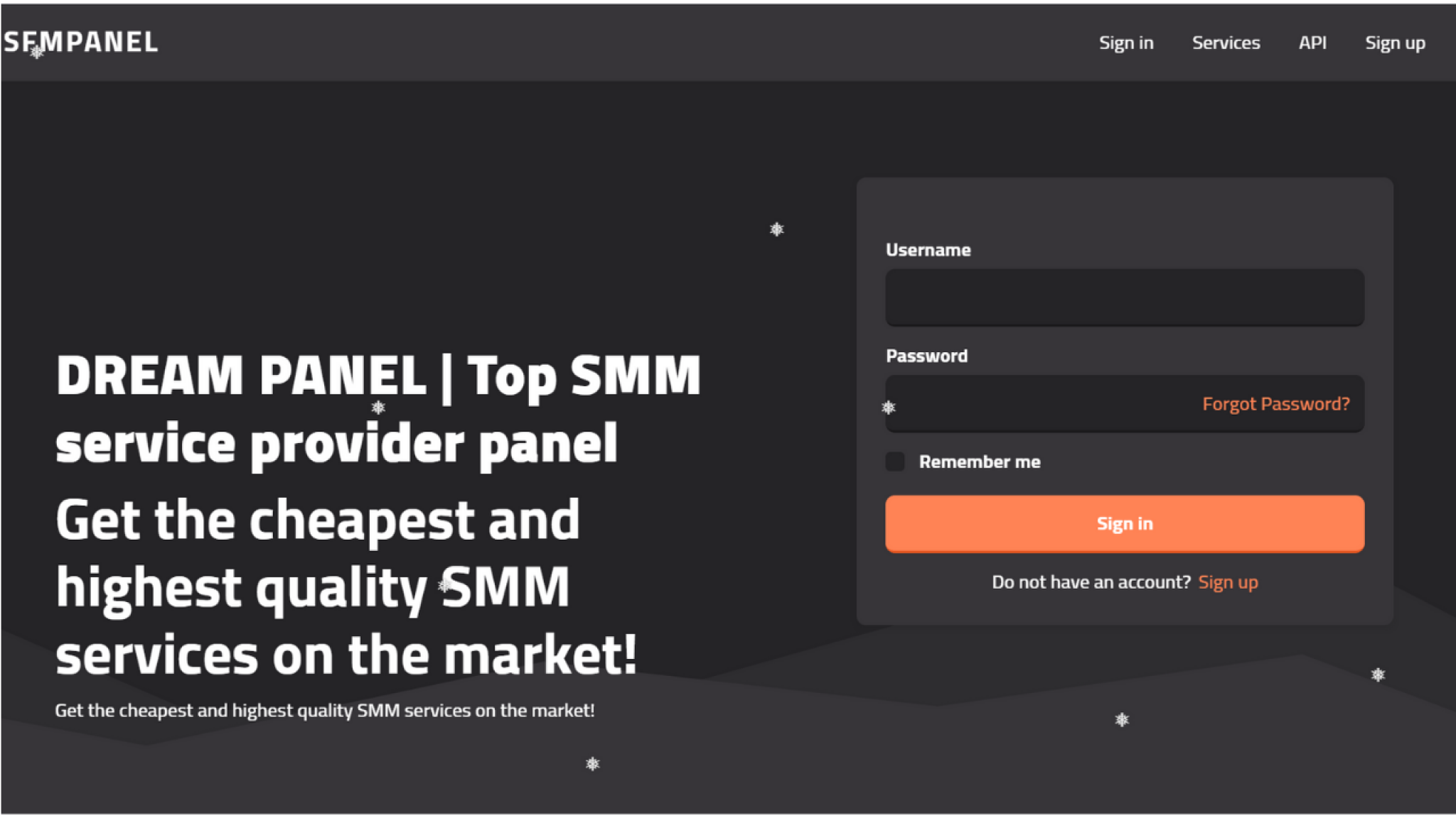 DREAM PANEL - Top SMM PHP Script Download » THEMESAVE