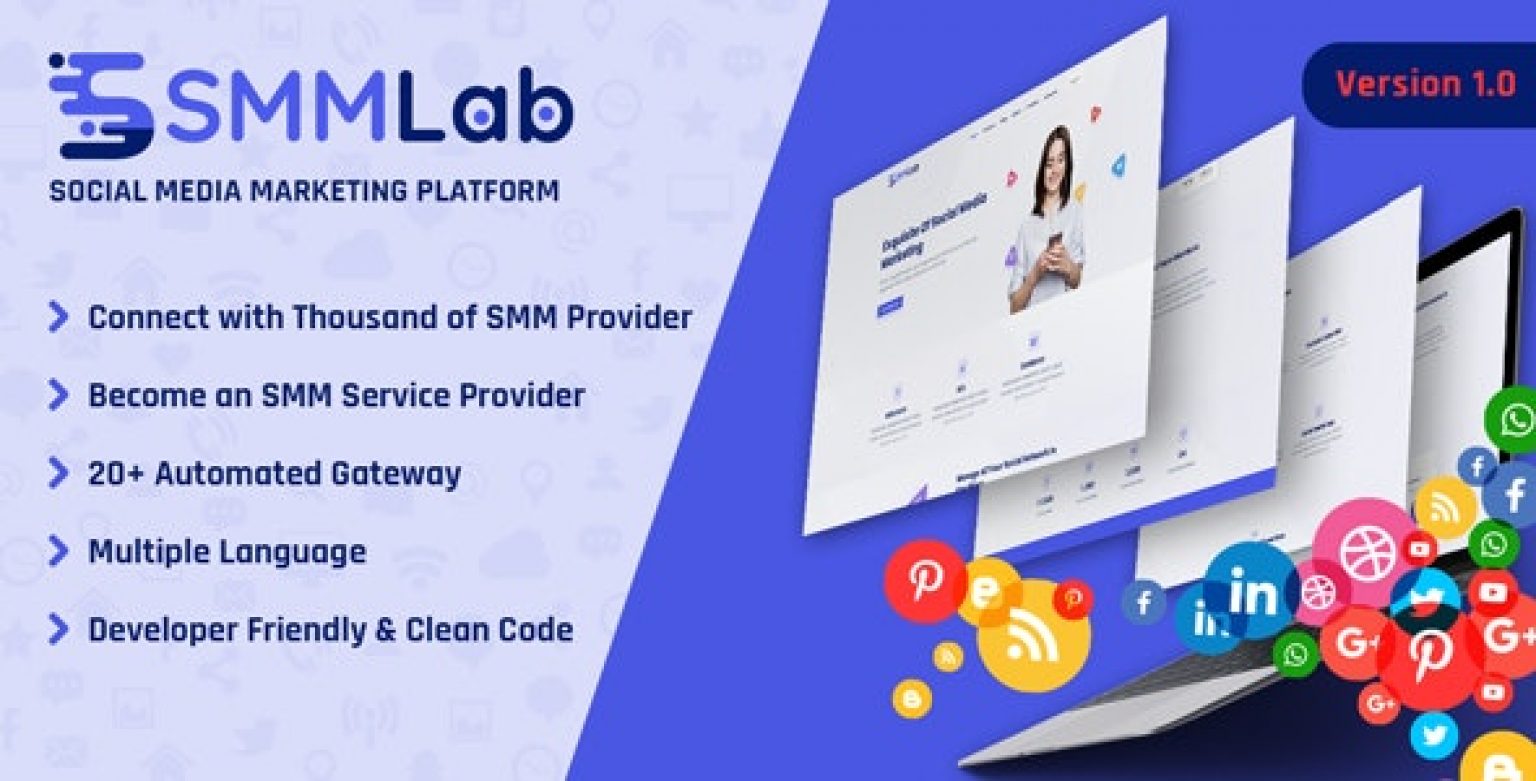 Social Media Marketing SMM Platform PHP Script Download » THEMESAVE